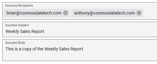 How to Schedule Reports – Cosmos Data Technologies